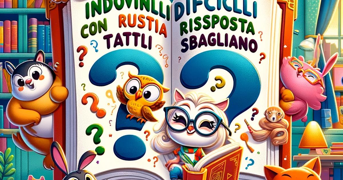 15 indovinelli diffcili con risposta che nessuno risolve