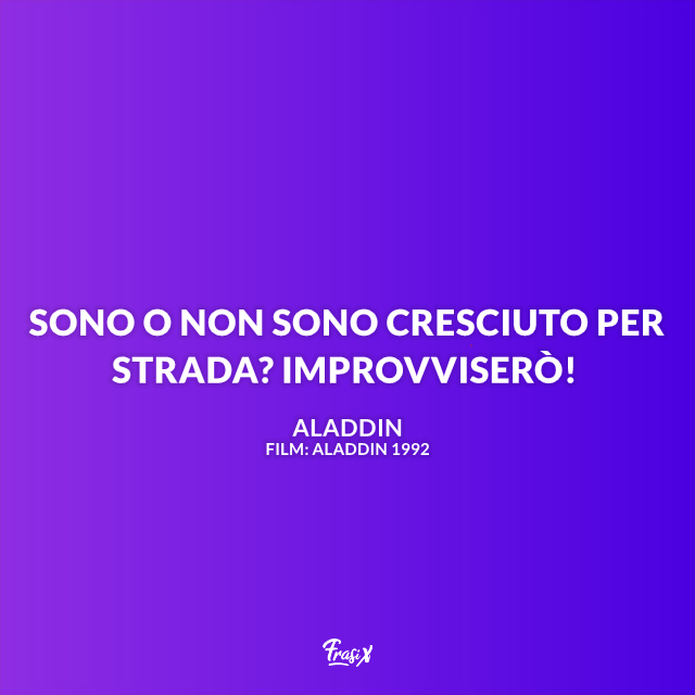 Le frasi celebri del classico Disney Aladdin e del film del 2019