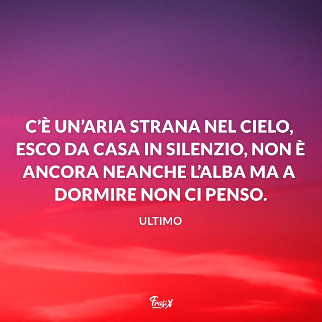 Le 30 frasi più belle dalle canzoni di Ultimo