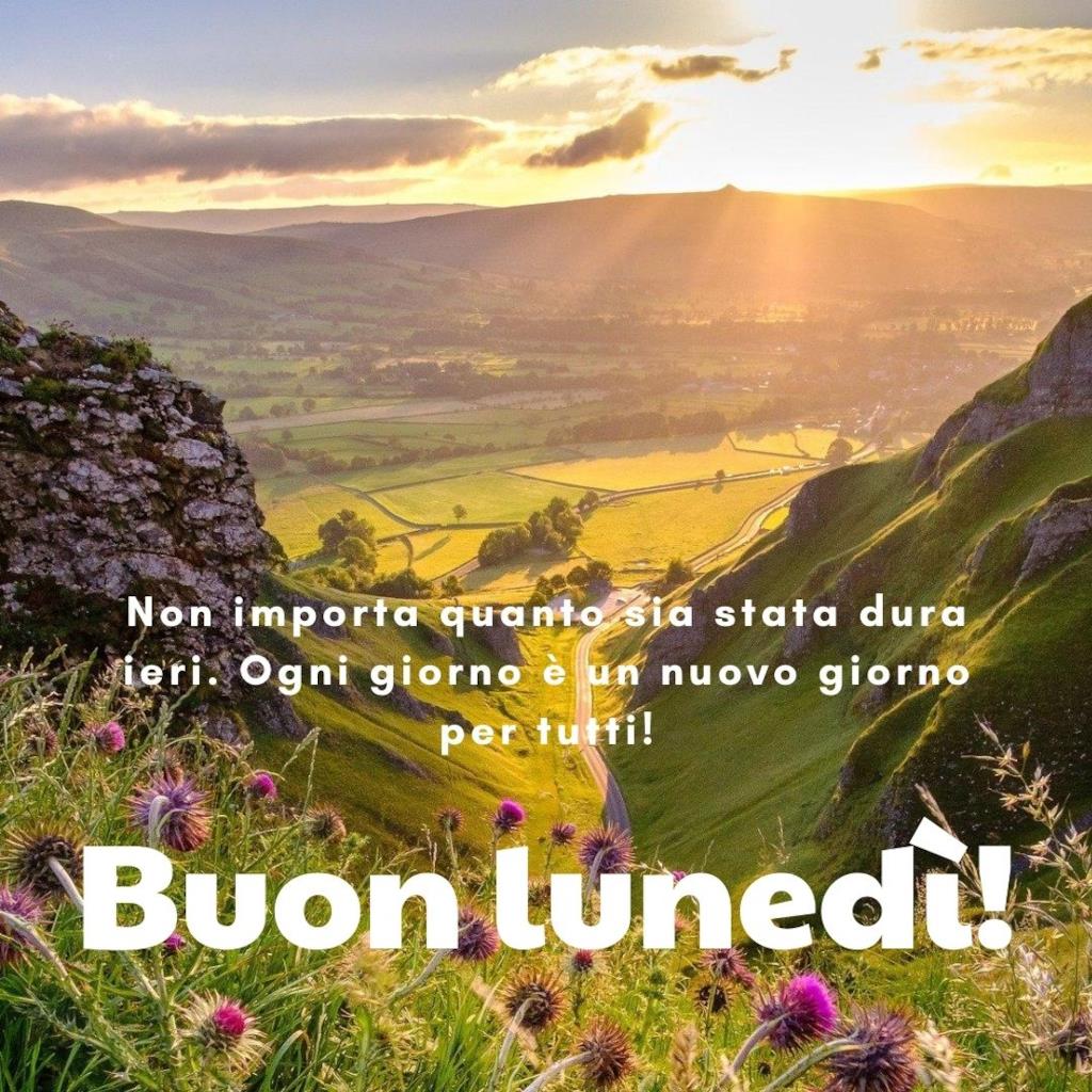 100 Frasi per augurare Buon Lunedì